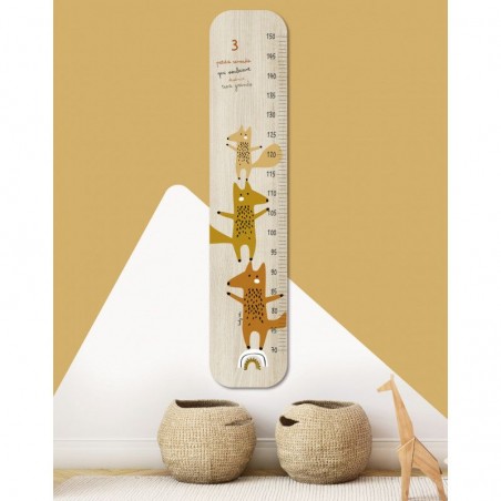 Toise en bois - Renard caramel